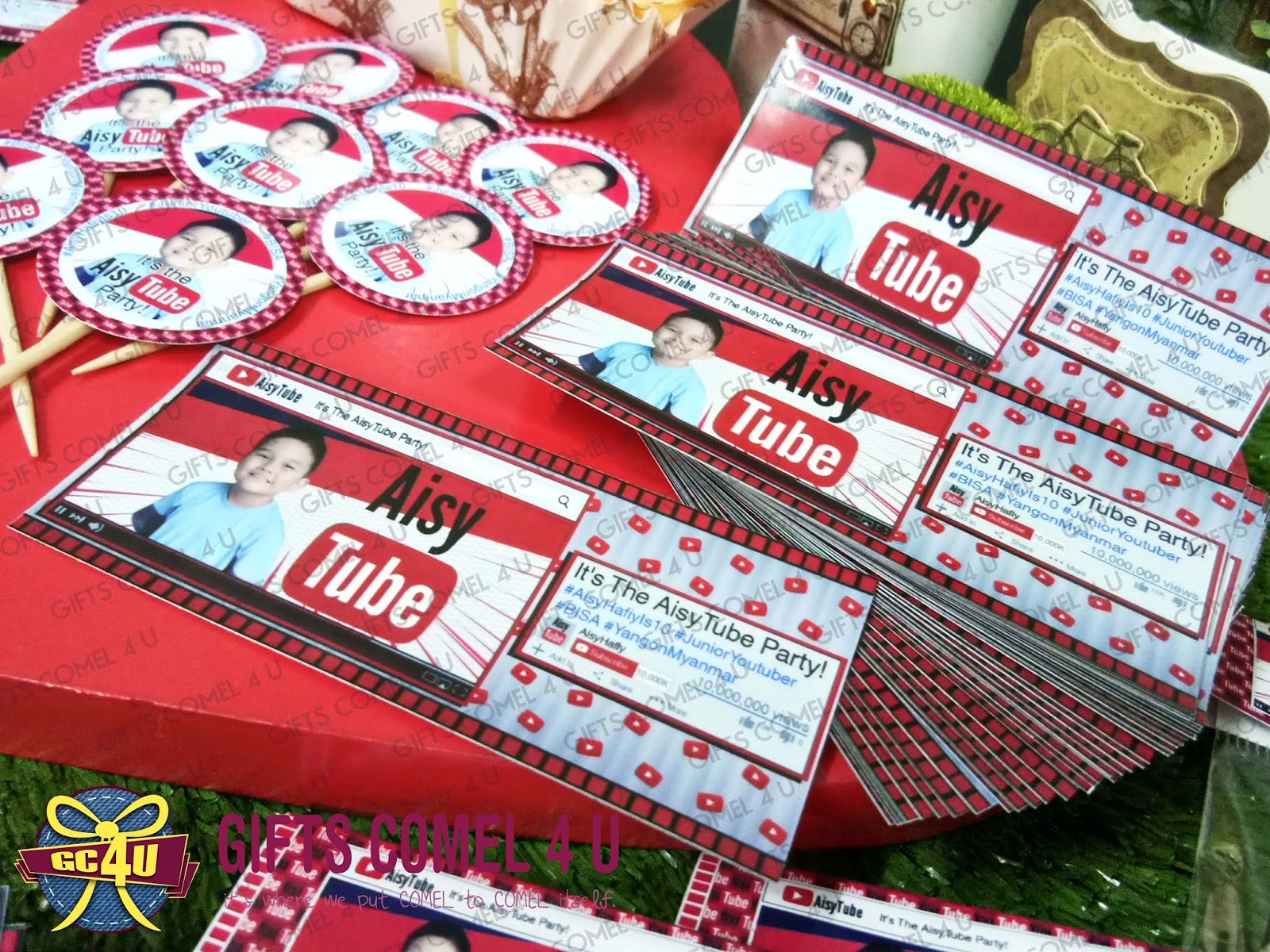 Gifts Comel 4 U: Stickers & TQ Tag