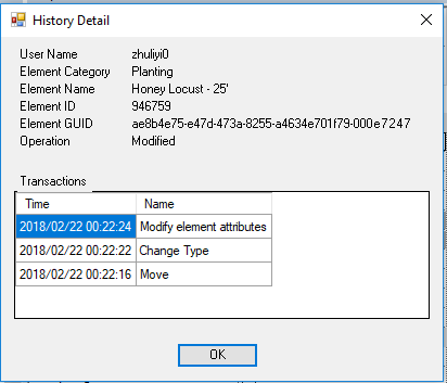 Revit Add-Ons: User Editing History v1.1.0