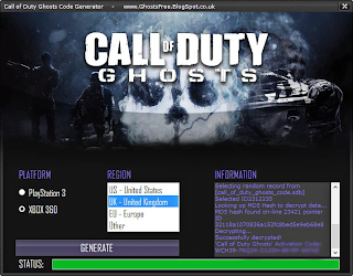 Call of Duty Ghosts Free Code