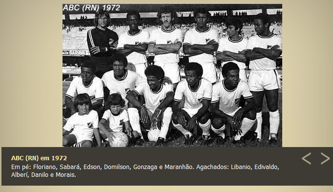 Botões para Sempre: ABC Futebol Clube - Natal - RN - 1972