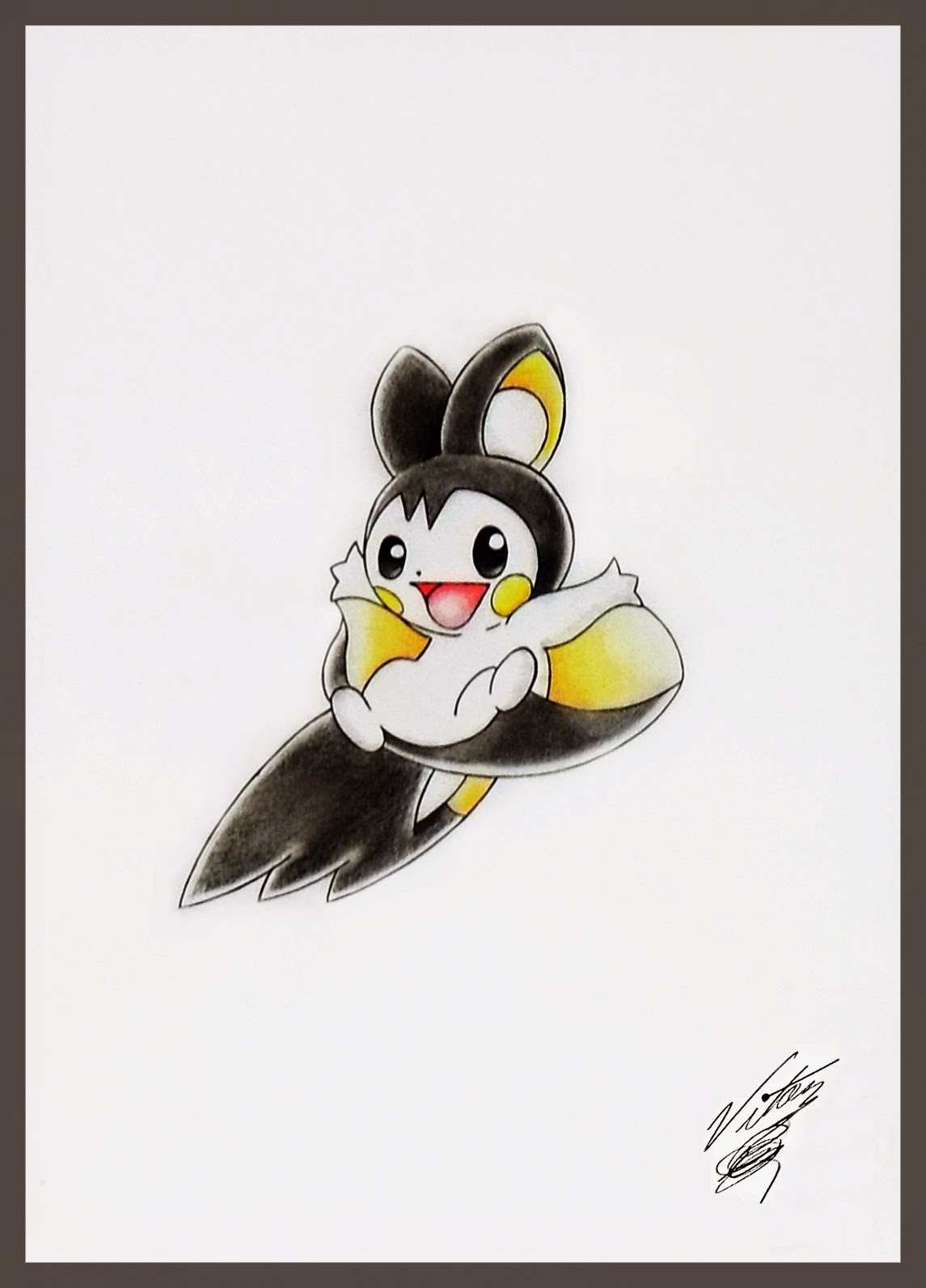 Tutorial de Desenho Emolga - Pokémon Blast News