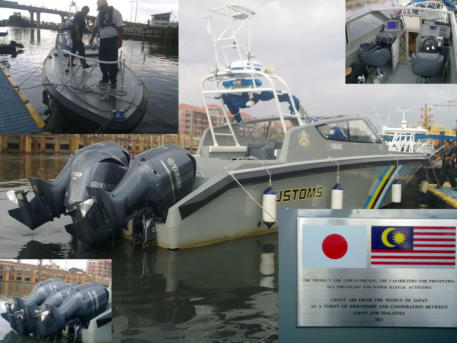 MAMA & PAPA BLOG: BOT LAJU KASTAM MELAKA HADIAH DARI KERAJAAN JEPUN