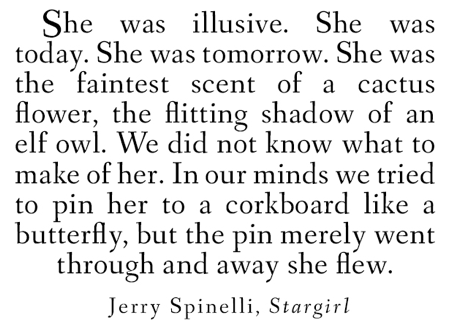 Stargirl By Jerry Spinelli Quotes