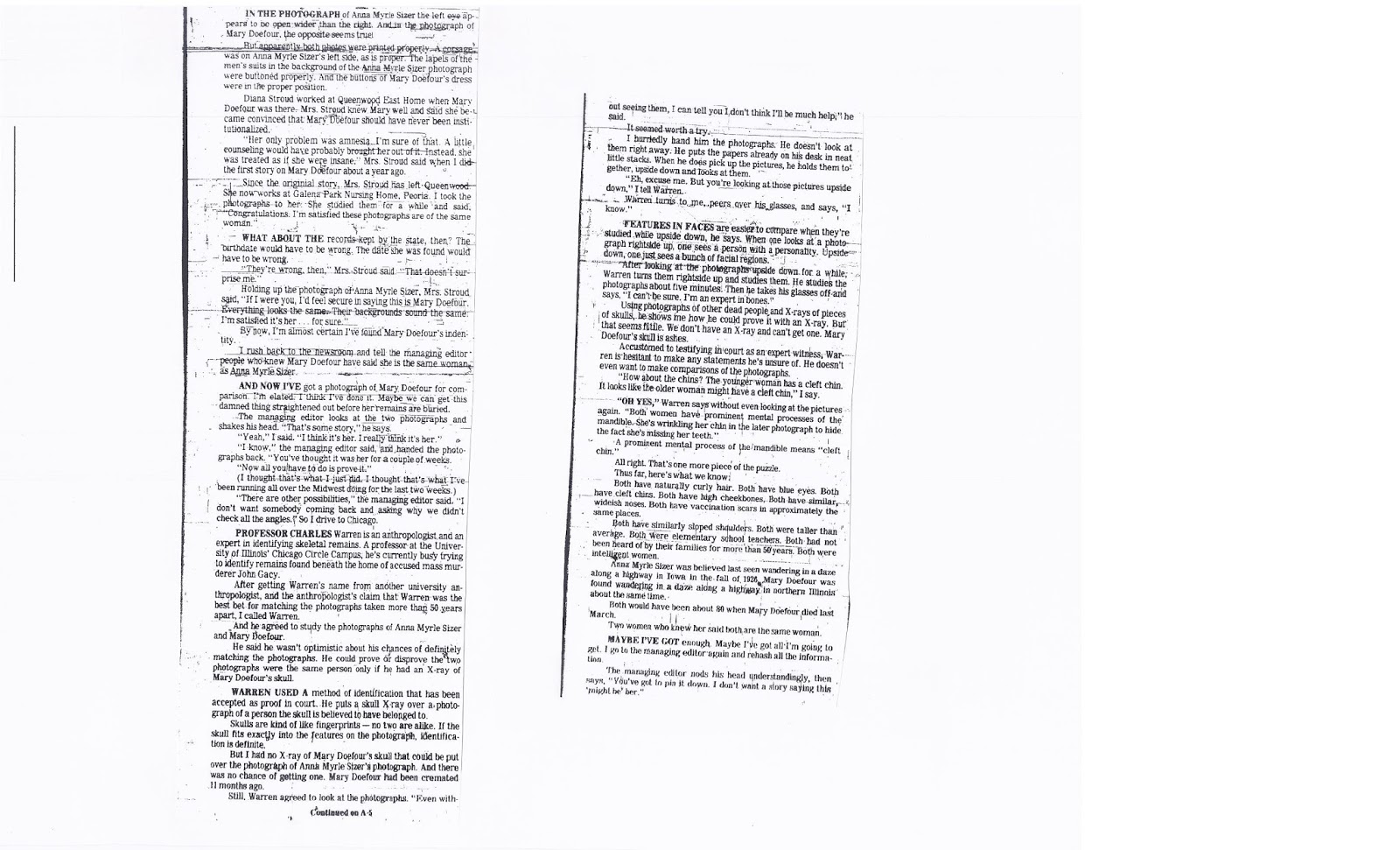 Ancestry Sisters: Was Mary Doefour really Anna Myrle Sizer? Help us ...