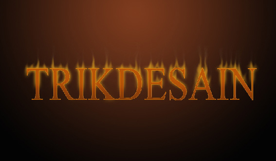 Tutorial membuat tulisan Api ~ modul informasi