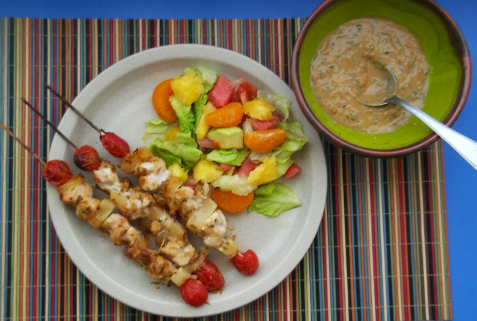 Espetadas de Frango Satay