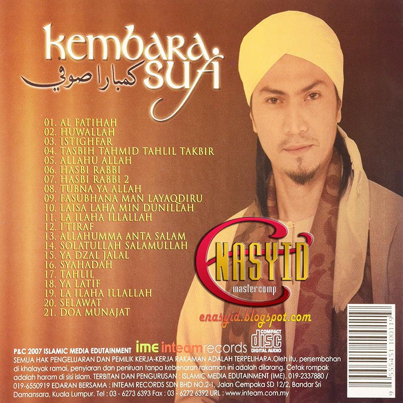 Album | Akhil Hayy - Kembara Sufi (2007) - eNasyid - Evolusi Nasyid ...