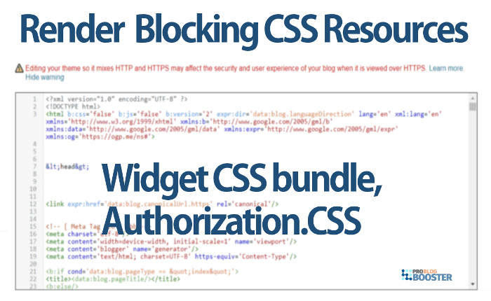 Remove Default Widget CSS bundle, Authorization.CSS To Get Fast Website ...