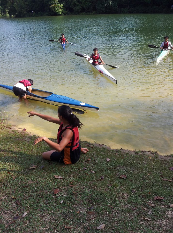 Canoes and Macritchie Reservoir