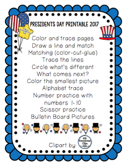 Presidents Day Printable Preschool Printables presidents-day-printable-preschool-printables