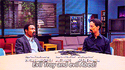 TV Shows Through GIFS: Troy and Abed Gifs