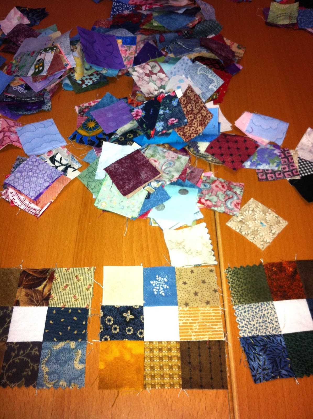 9 patch and Snowball Doll Quilt Tutorial