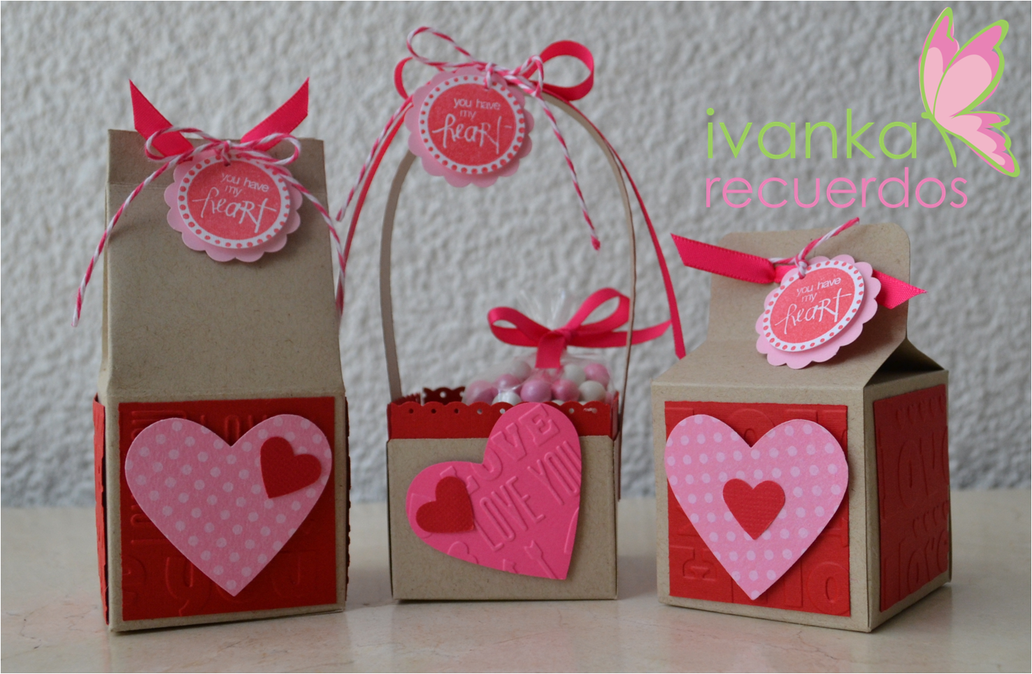 Cajas de carton decoradas para San Valentín - Imagui