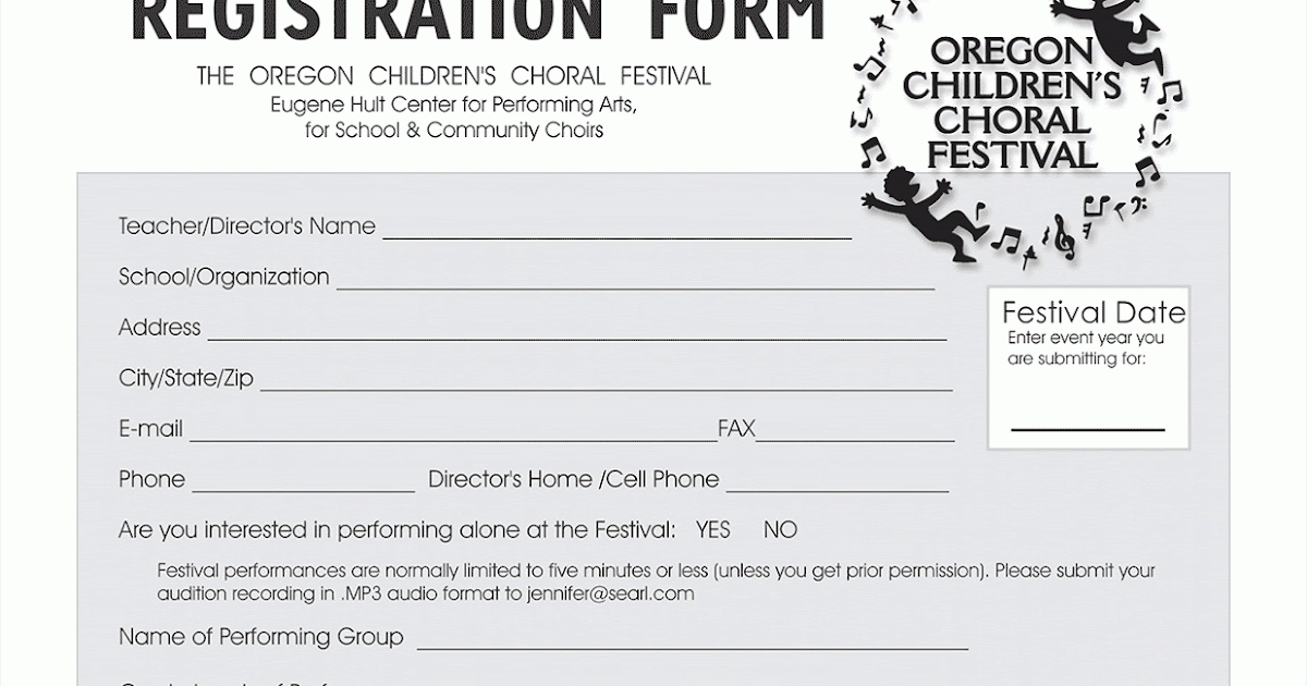 Register ~ Oregon Children's Choral Festival