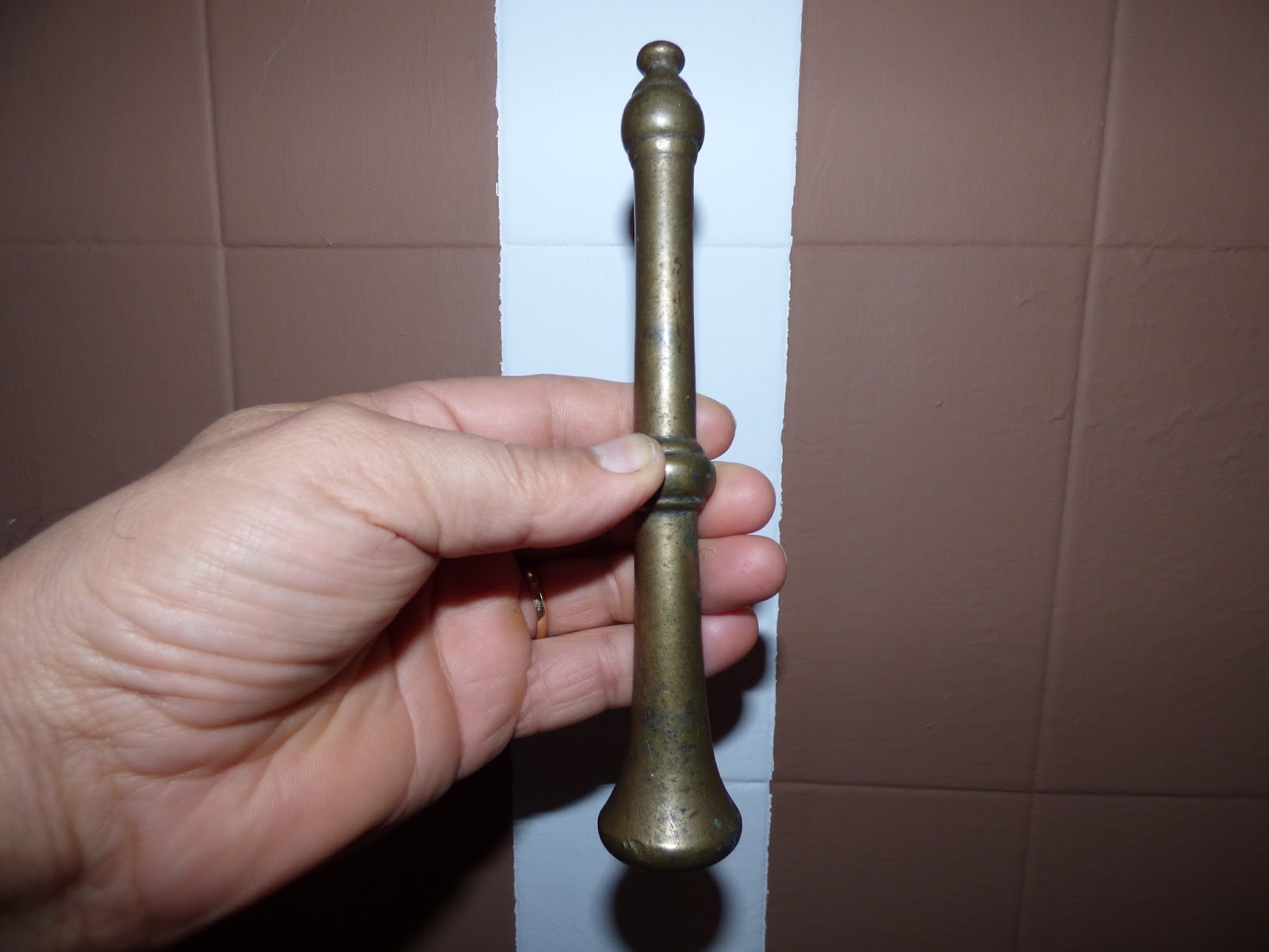 Montehermoso Cultural: Mano de almirez de bronce del siglo XIX