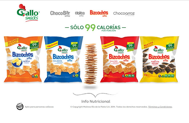 Productos gallo snacks - ciudad sin gluten
