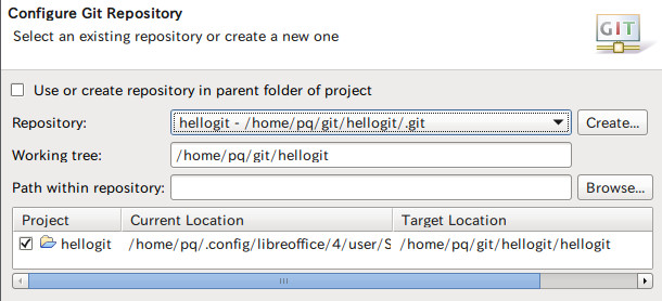 Git(17)EclipseでGitのチュートリアルビデオ:その1-p--q
