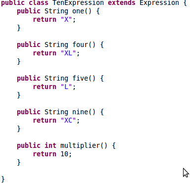Mi granito de java: Interpreter