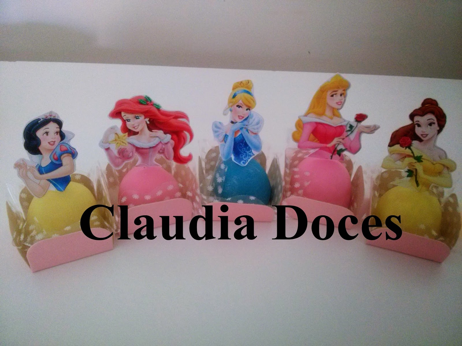 Doces Claudia: Doces personalizados Princesas