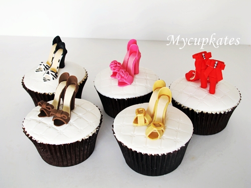 MyCupKates - Cakes, Cupcakes & Cookies: Shoes & bags Cupcakes # 1