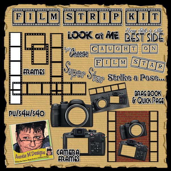 Auntie M Designs: Film Strip Pack