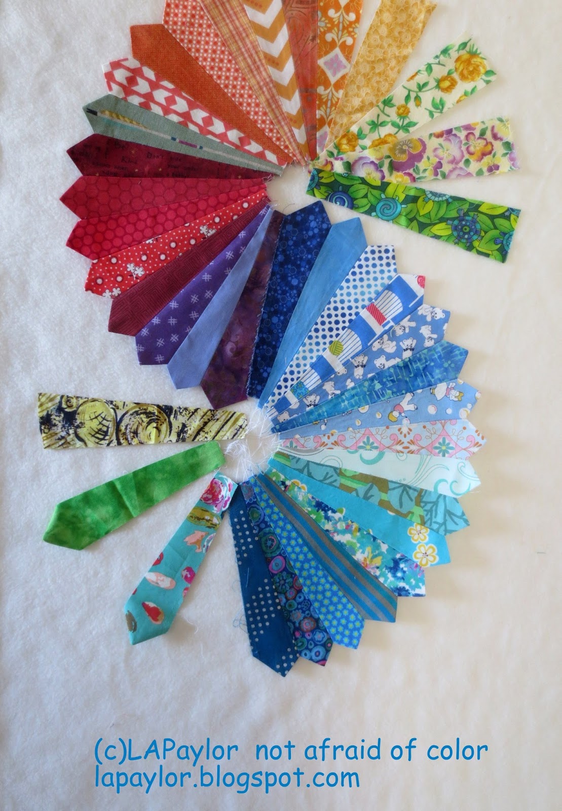 Not Afraid of Color: Still sewing...