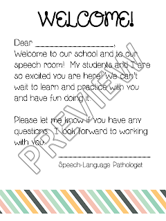 SLP Student Teaching Binder