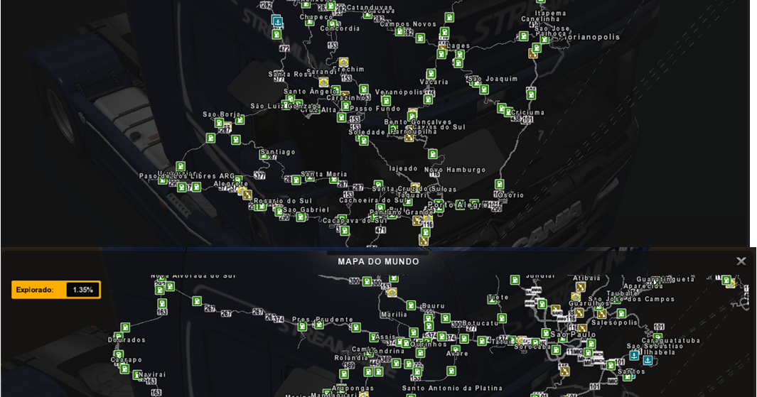Euro Truck Simulator 2 Mod's: Mapa EAA