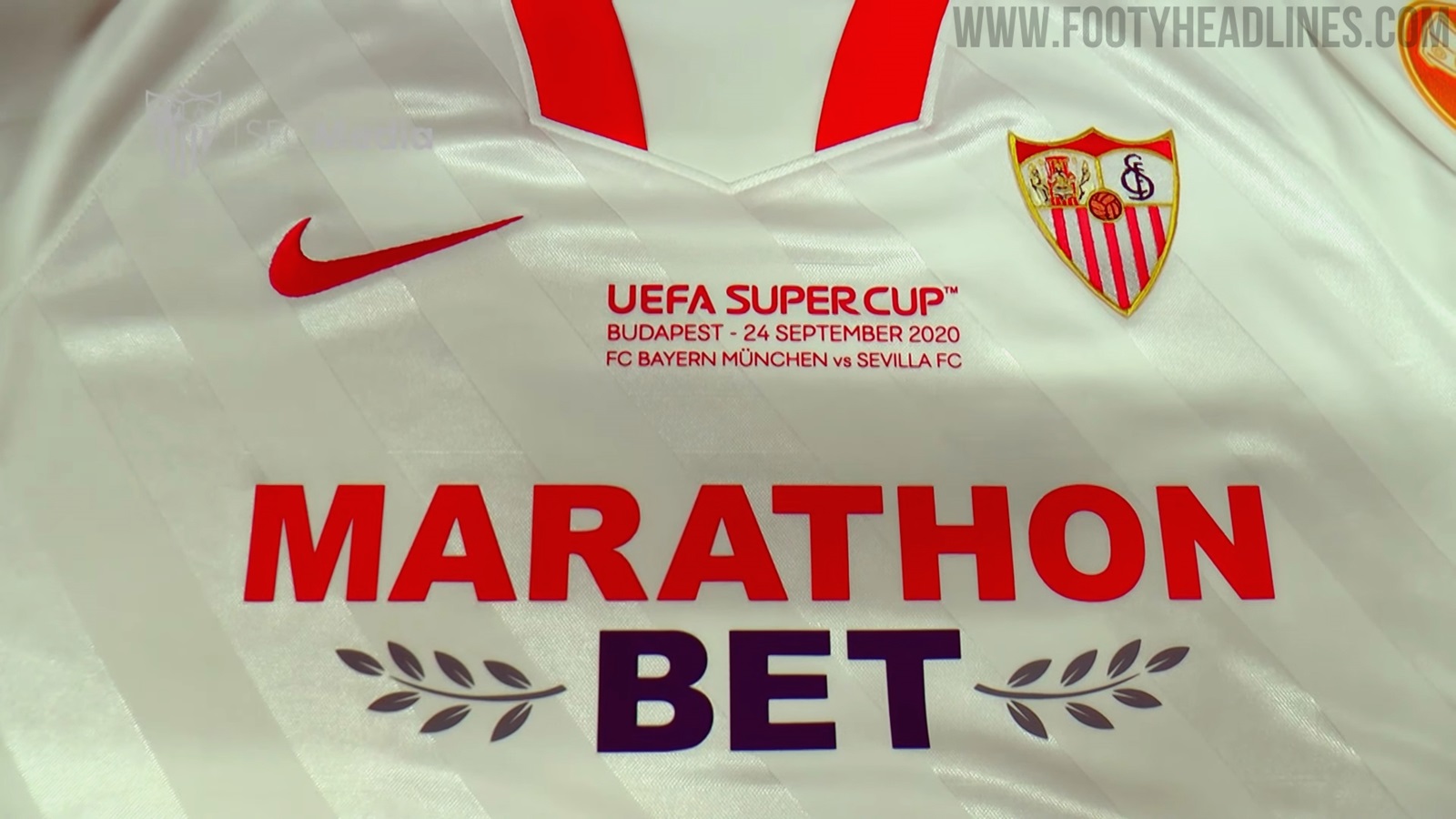 All-New Sevilla 2020 Kit Typeface Revealed - Debut In UEFA Super Cup ...