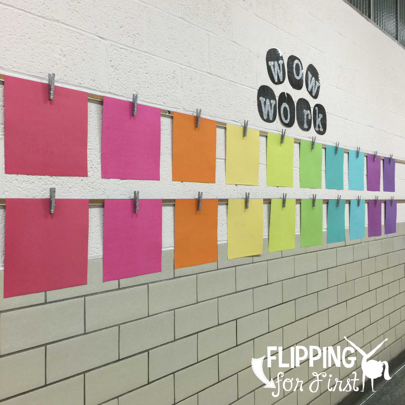 How to Display Student Writing on Ugly Classroom Walls! ~ Flipping for ...