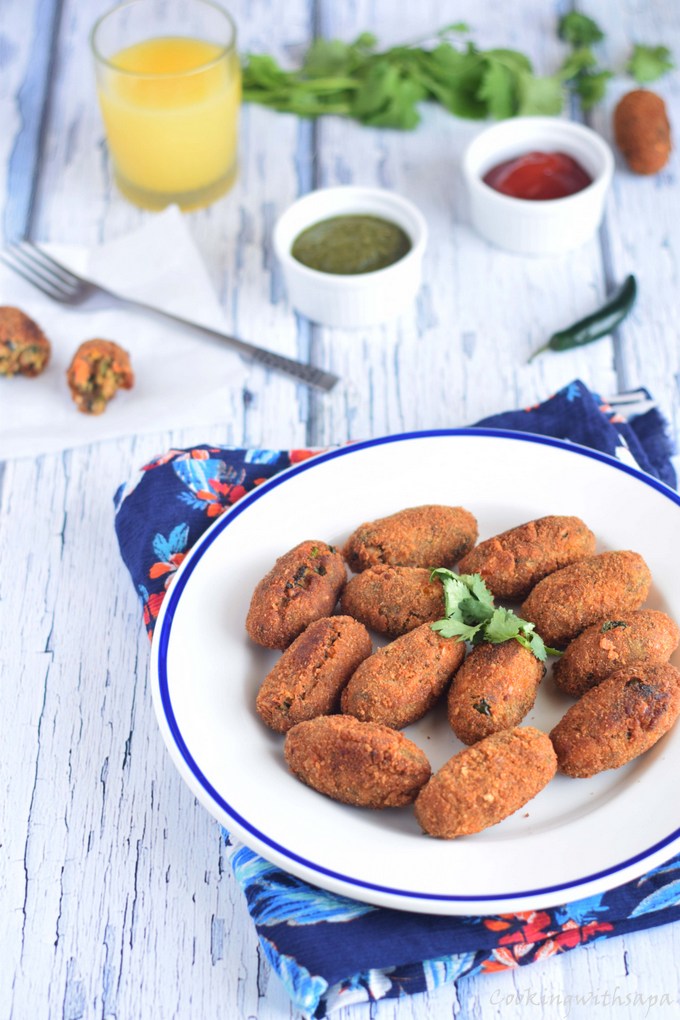 Vegetable Chops - Cooking With Sapana