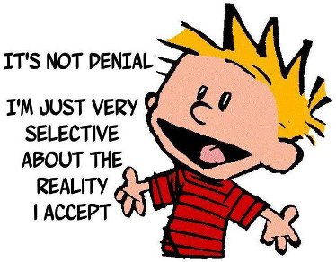 Terry Burnham: Denial is the first stage of grief