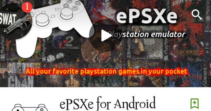 Ⓜ: ePSXe for Android