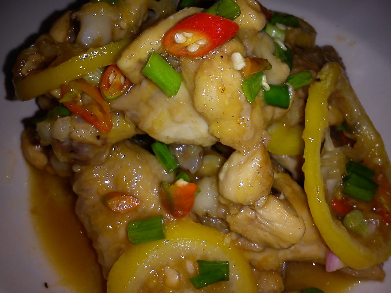 Cooking Pleasure: LEMON CHICKEN WINGS