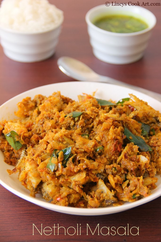 Netholi Masala/ Nethili Masala/ Anchovy Masala ~ Lincy's Cook Art