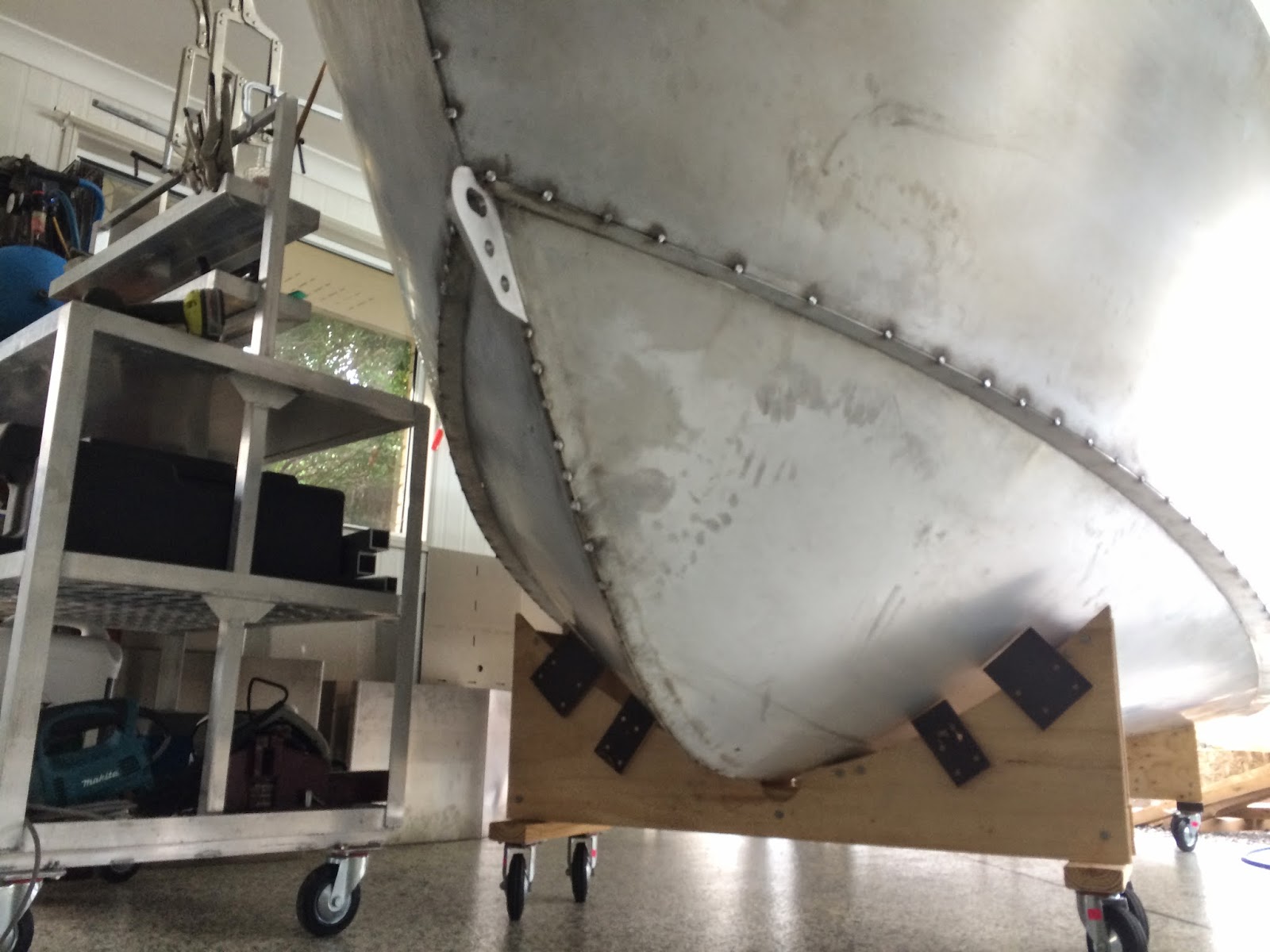 CNC Marine 5m (5.75 Overall) Plate Boat Build: Sides on. Anchor well ...