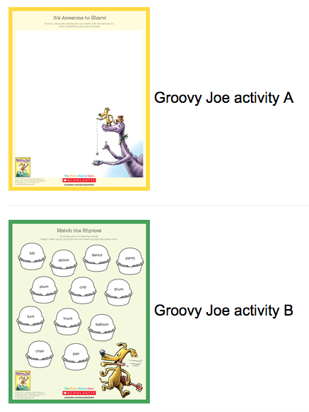 The Library Voice: Groovy Joe and More Awesome Reading Fun From Scholastic!