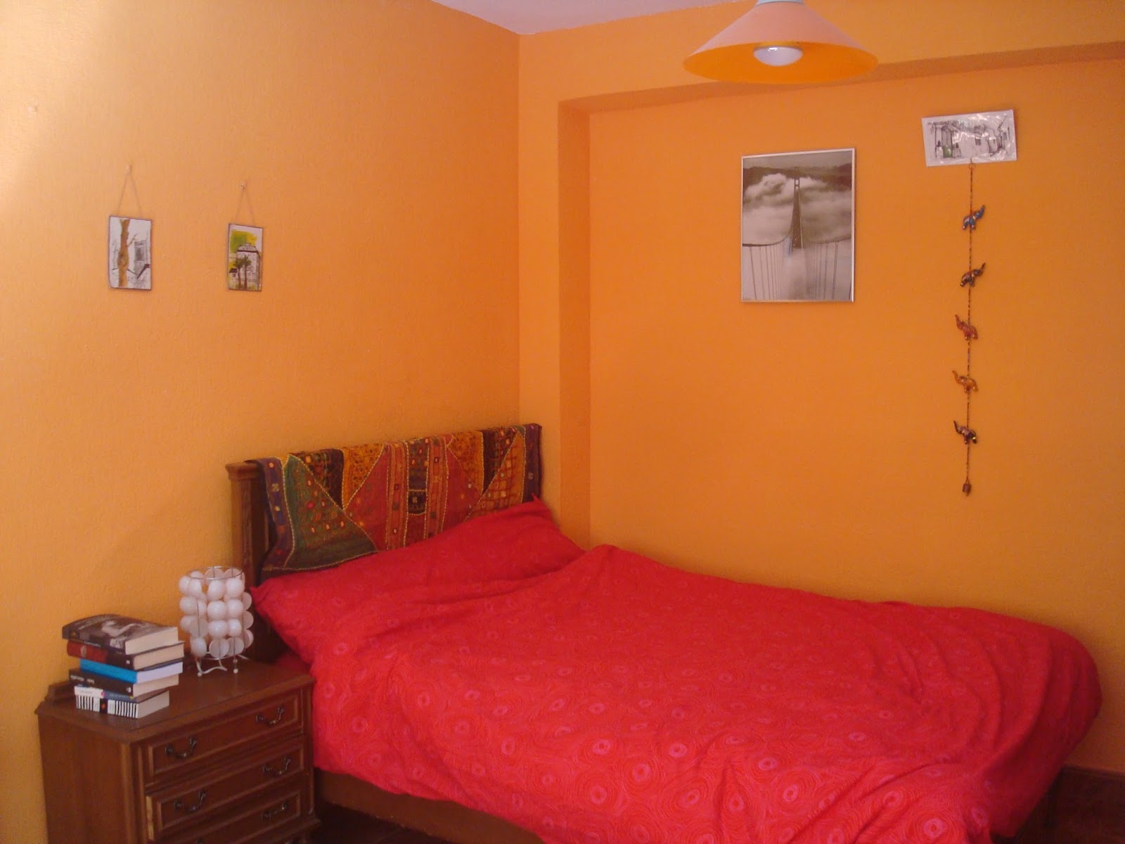 Colores en la Calle Primavera : Dormitorio Naranja