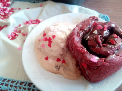 Red Velvet Nutella Rolls