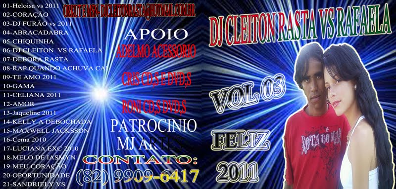 DJ Cleiton Rasta .: CD - DJ CLEITON RASTA VOL : 03