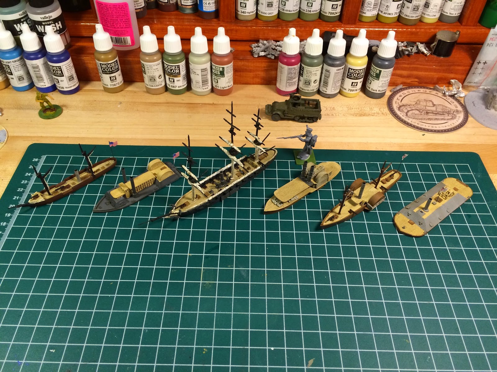 The Analogue Hobbies Painting Challenge: From MilesR - 1/600 Scale ACW ...