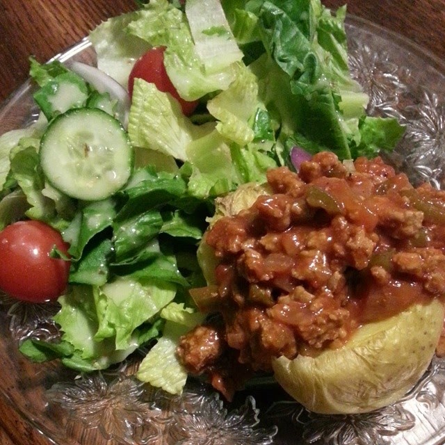 Shannon's Lightening the Load: Dinner: Sloppy Joe-Tato