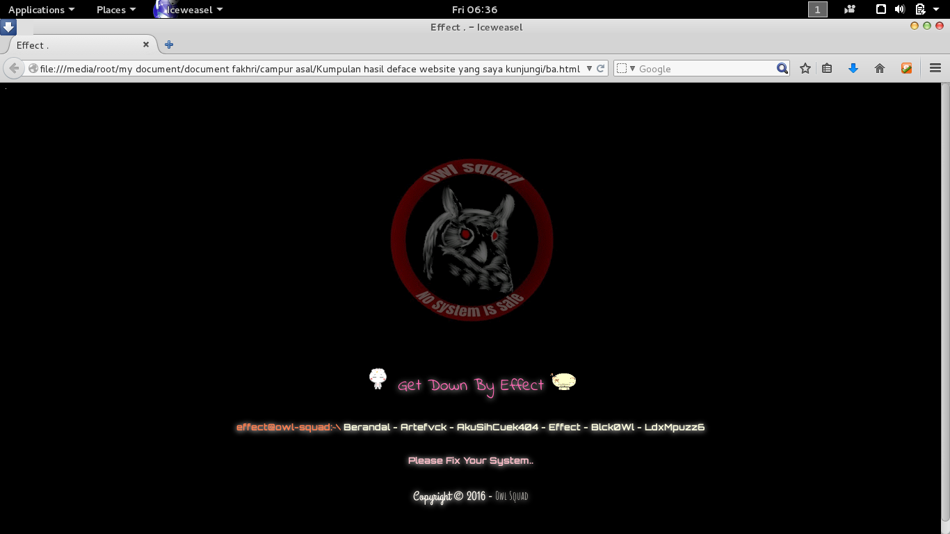 Kumpulan Script Deface Terkeren & Terbaik - Blog Fakhri