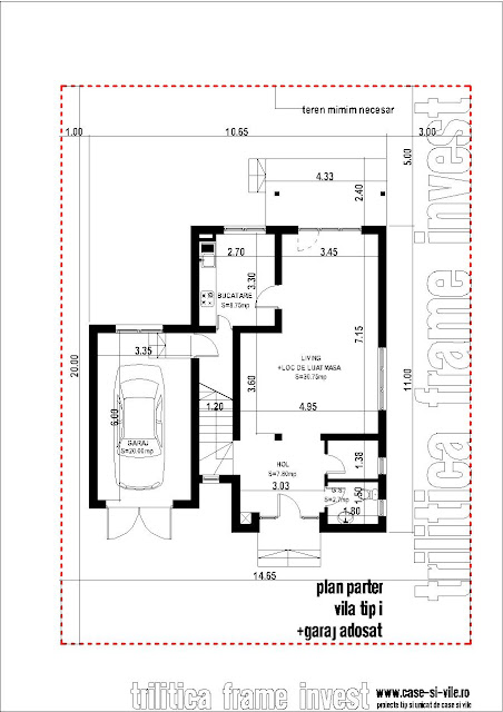 Case, Planuri, Proiecte: Proiect Vila Tip I