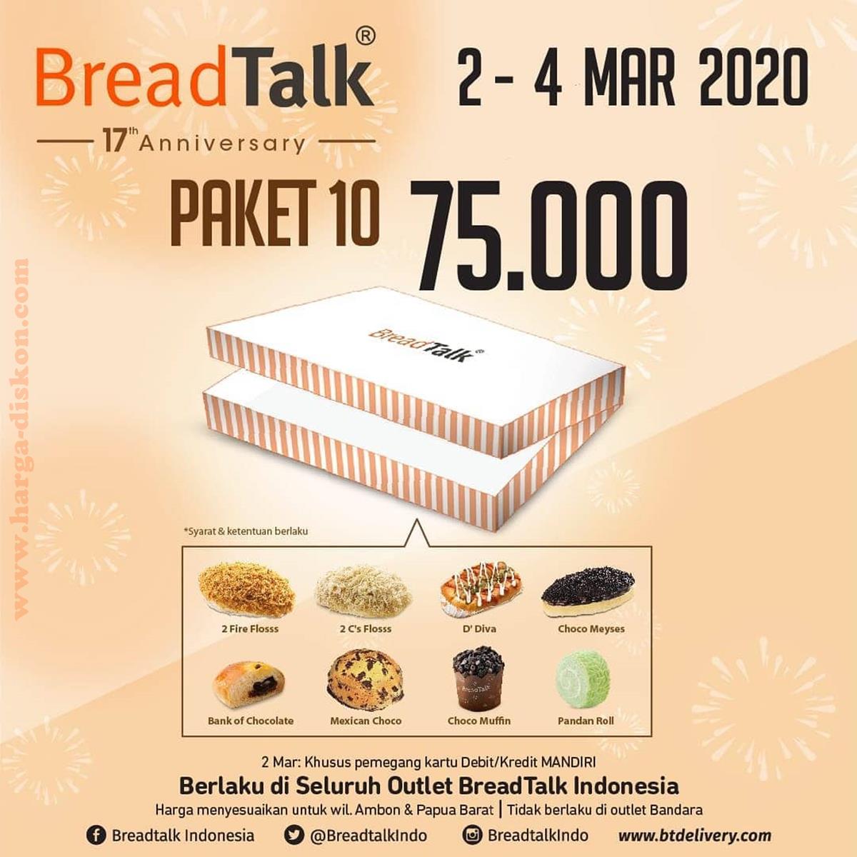 Ayo Catat tanggalnya dan jangan lupa ke BreadTalk!! Jangan sampai ...