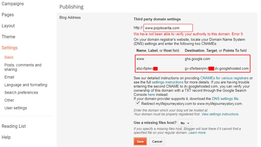 Cara Mengganti Domain Lama ke Domain Baru pada Custom Domain Blogspot ... Cara Mengganti Domain Lama ke Domain Baru pada Custom Domain Blogspot ...