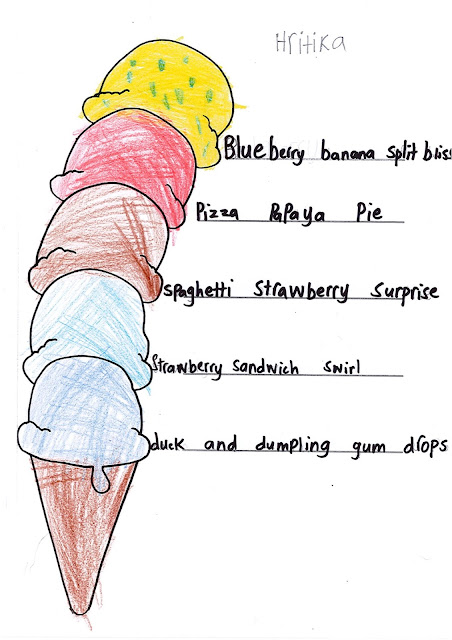 Room 9 - Stanhope Road School : ICE-CREAM Alliterations 🍦