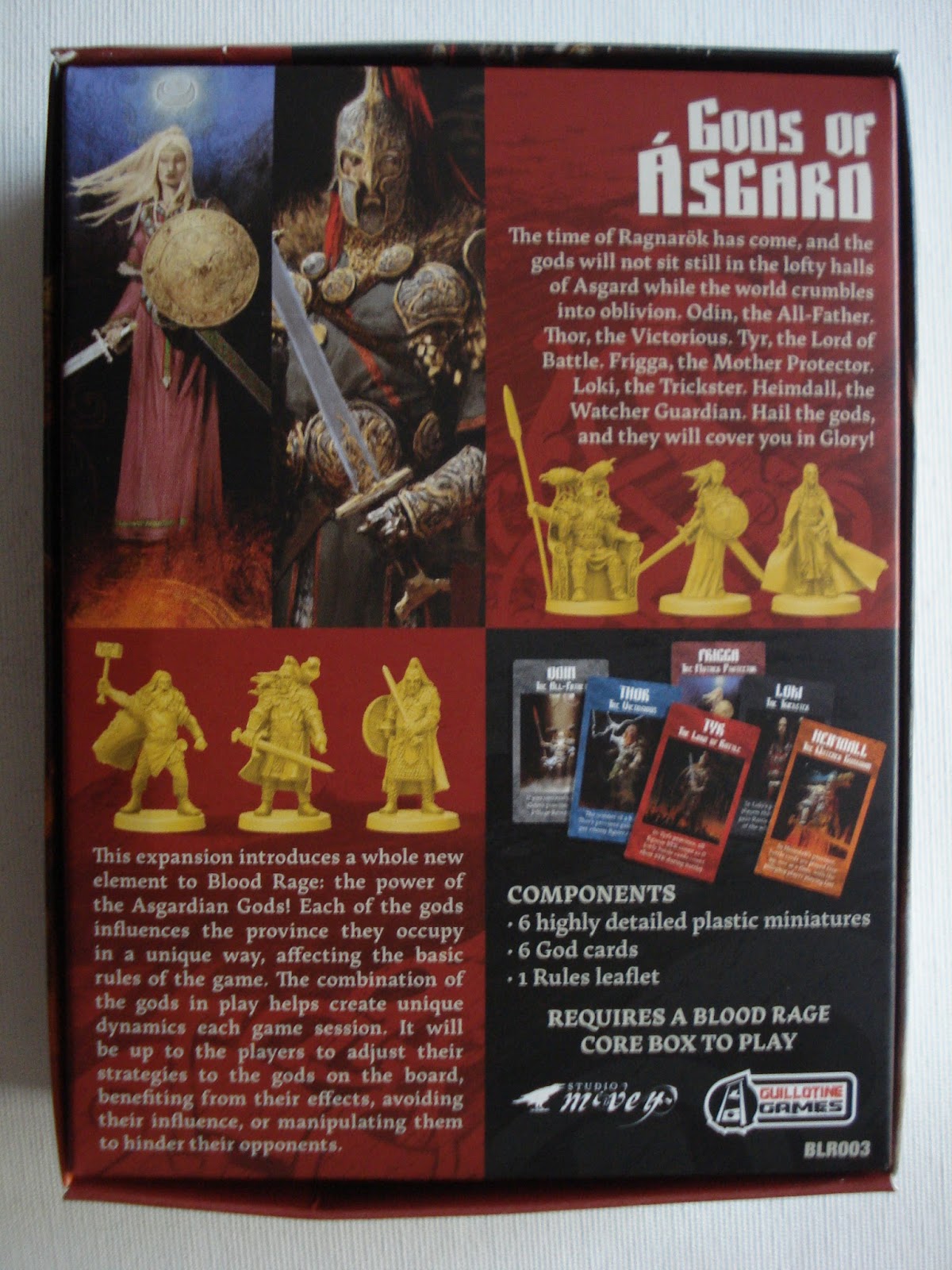 Unboxing Blood Rage - Gods of Asgard - Wargaming Hub