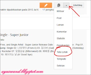 Dinny's Blog ♥: Cara Mengganti Cursor di Blog