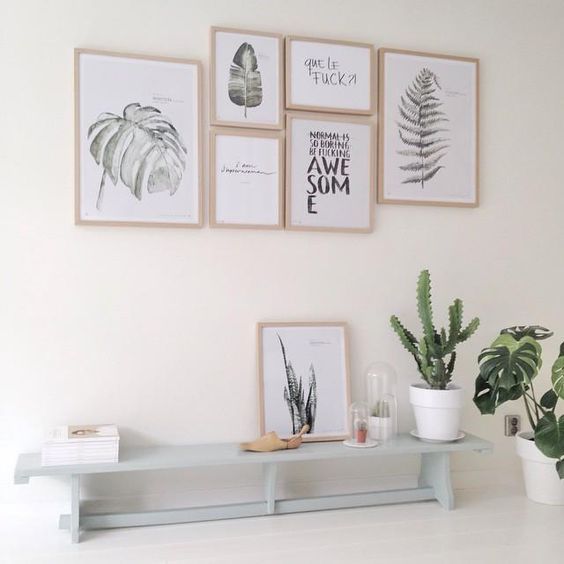 Hogar diez: 25 ideas para dar vida a tus paredes